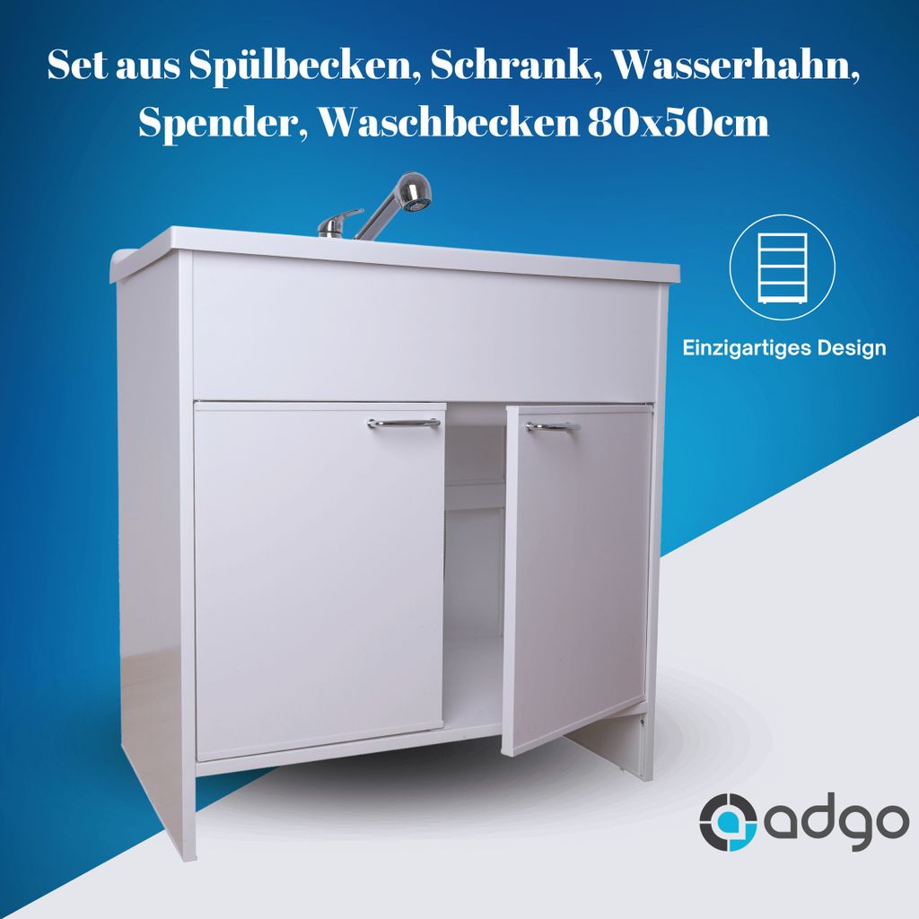 ADGO® Komplettspüle Spüle + Batterie + | Kaufland.de