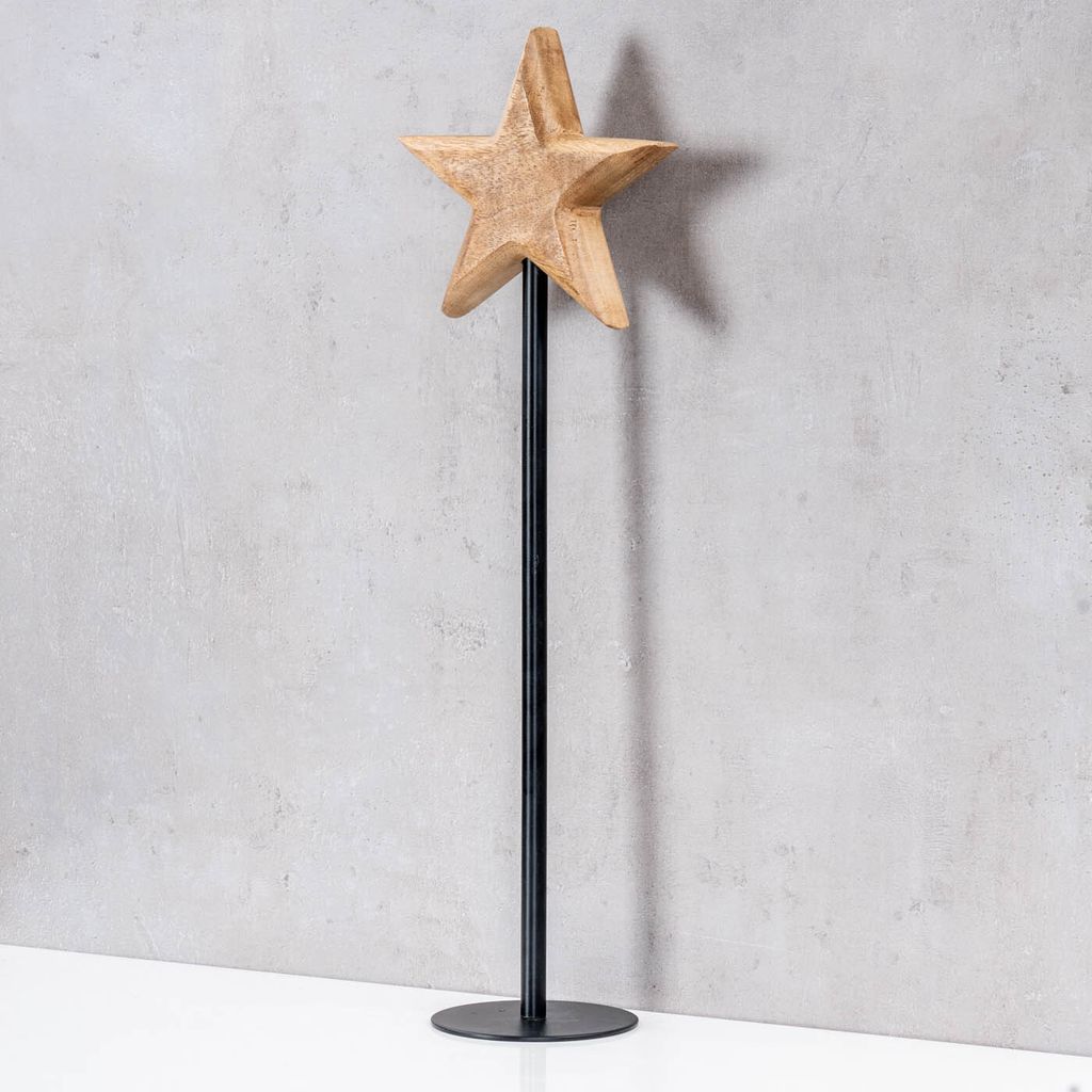 Stern Aufsteller H50cm Mangostern Natur | Kaufland.de