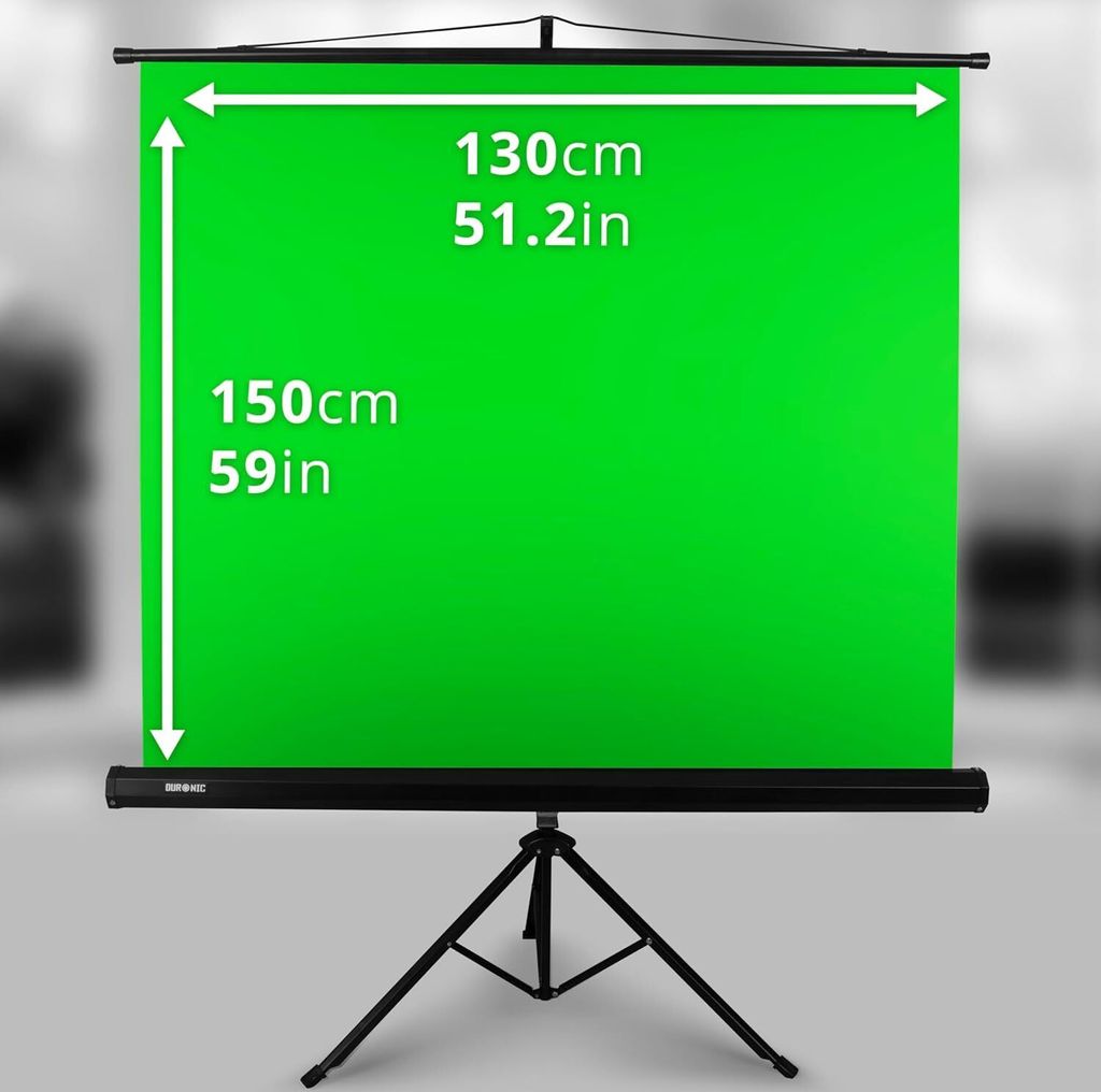 Duronic TPS13 GN Green Screen | 130 x 150 cm | Kaufland.de