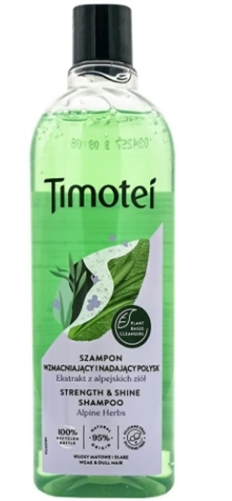 Timotei, Szampon do włosów, Moc i blask, 400 ml Šampony