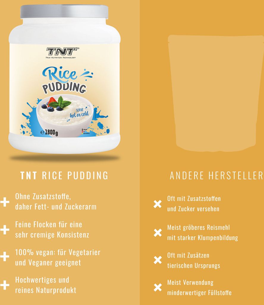TNT Rice Pudding (extrudiertes Reismehl) | Kaufland.de