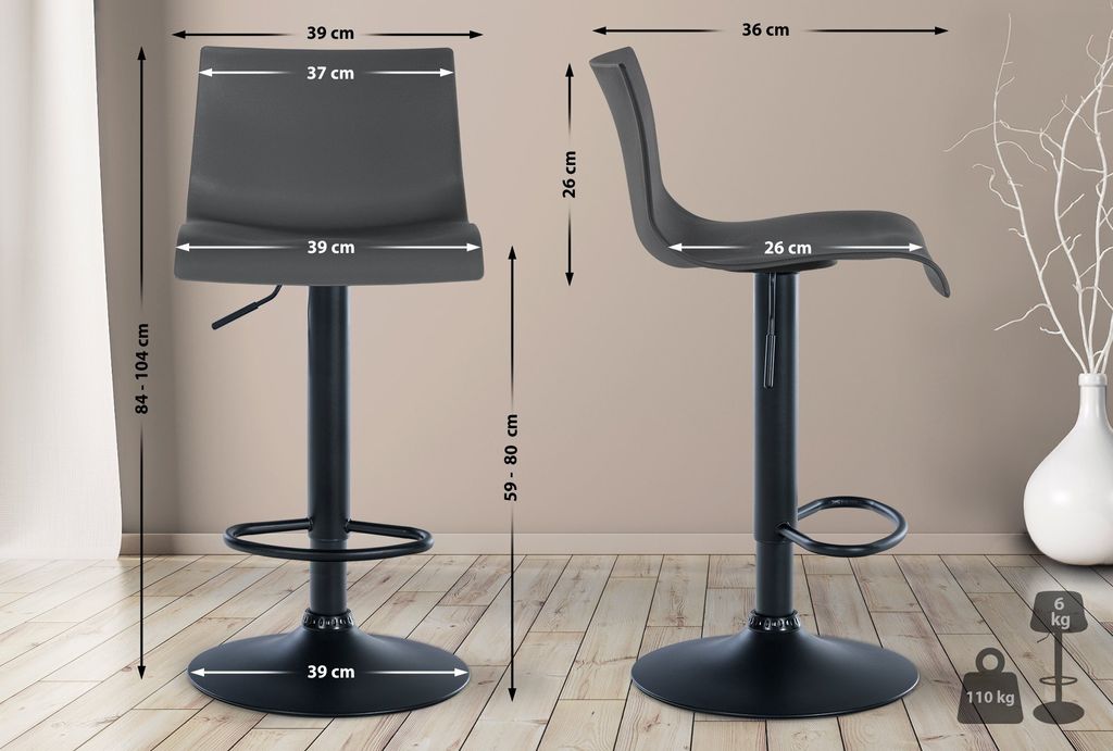 CLP 2er Set Barhocker Branford | Kaufland.de
