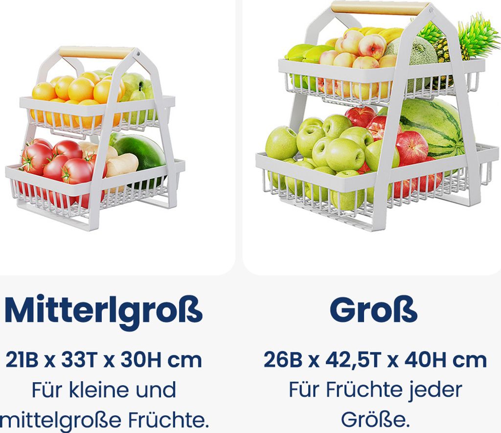 Heikoeco® obstkorb, obst aufbewahrung, fruit | Kaufland.de
