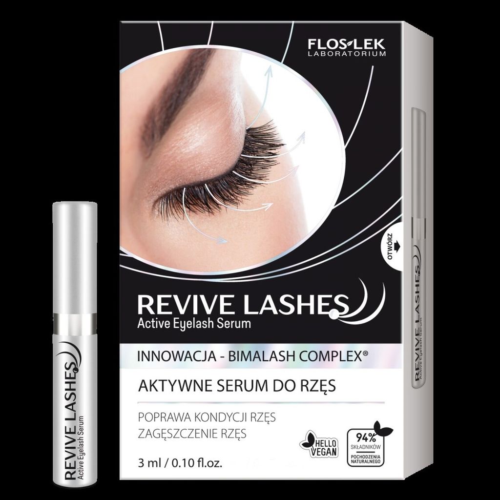 Revive Lashes Active Eyelash Serum 3ml 0.10 fl.oz. Bimalash