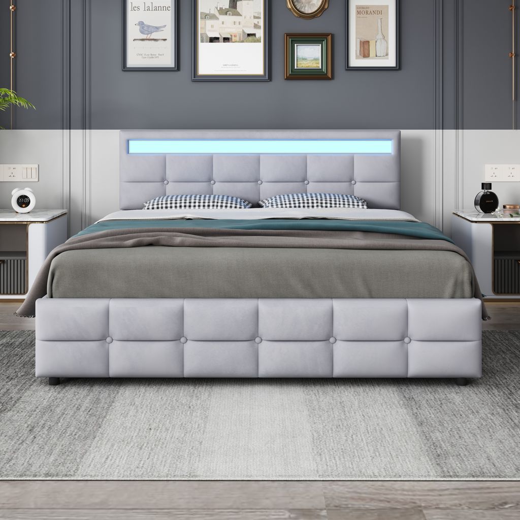 okwish Čalouněná postel 180 x 200 cm, | Kaufland.cz