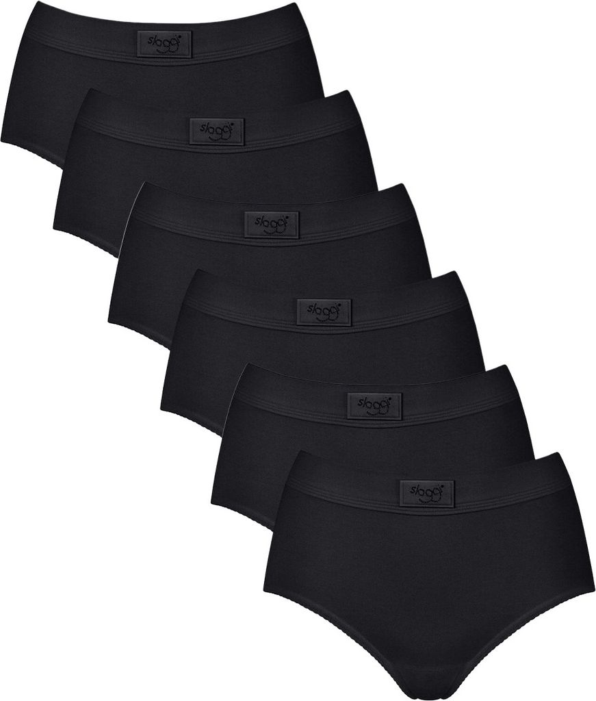 sloggi 6er Pack Double Comfort Maxi Slip Perfekter Sitz,