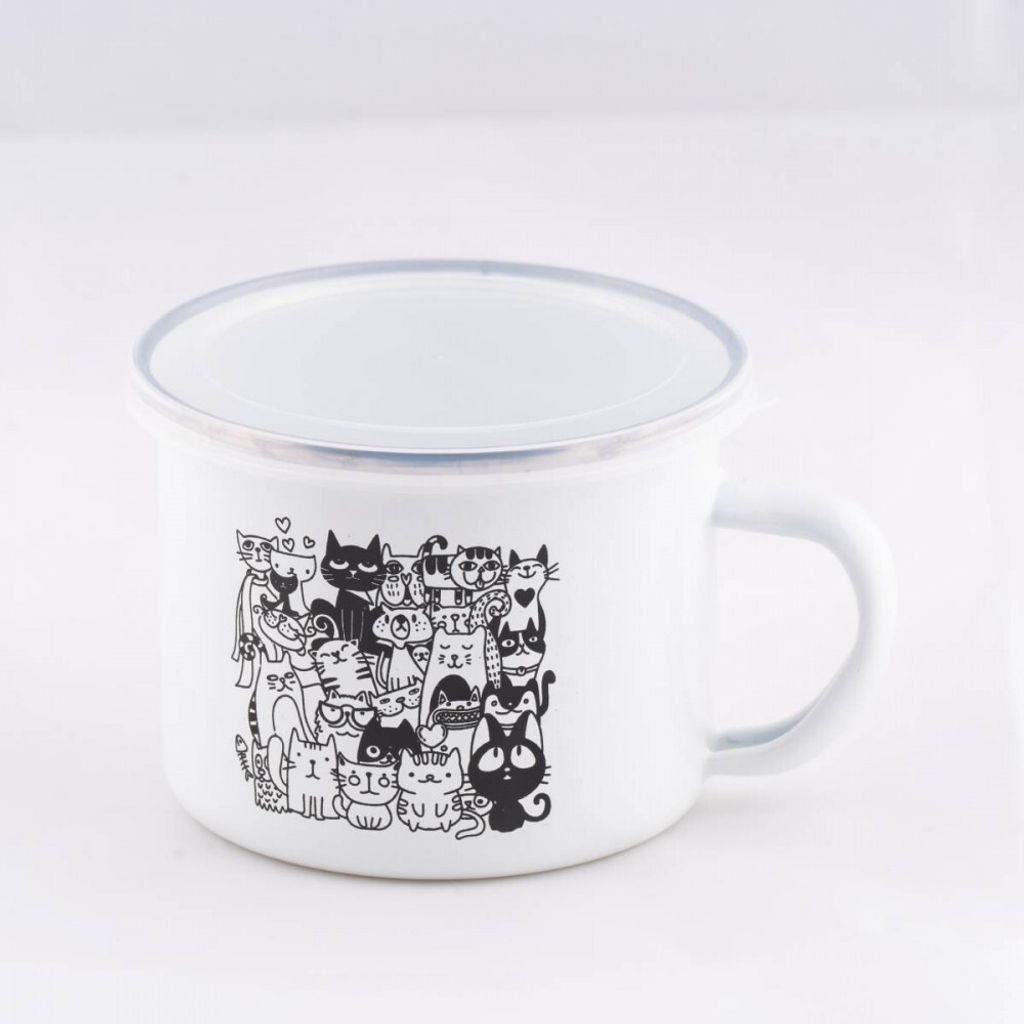 Milchbecher Milchtopf Emaille Becher mit | Kaufland.de