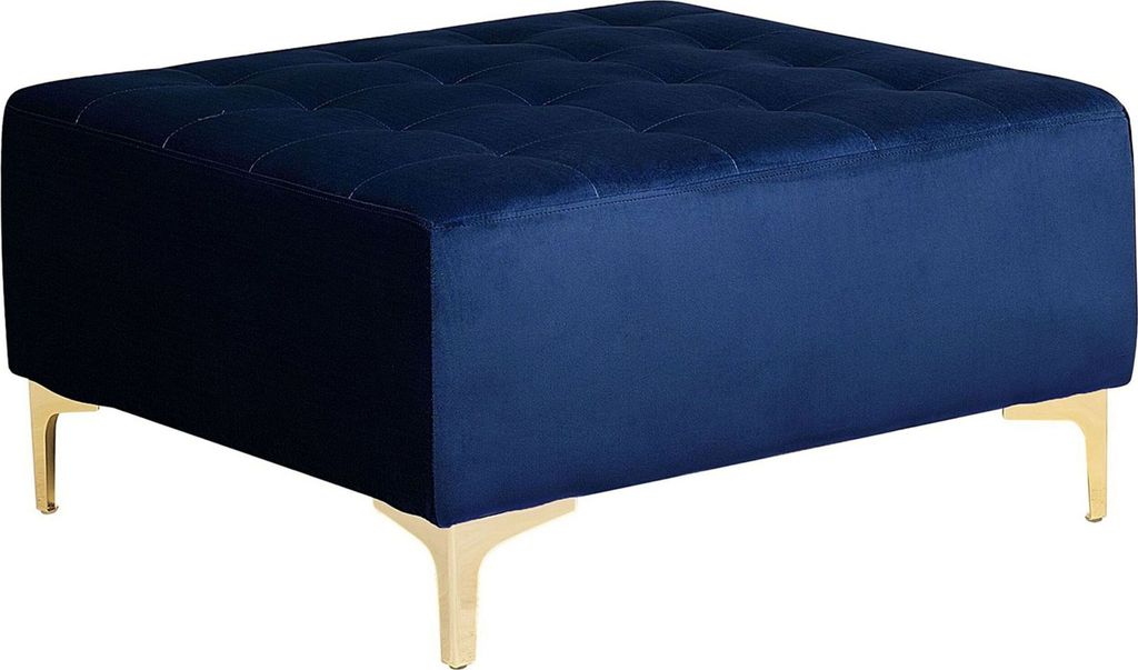 BELIANI Taburetka námornícka modrá zamatová | Kaufland.sk