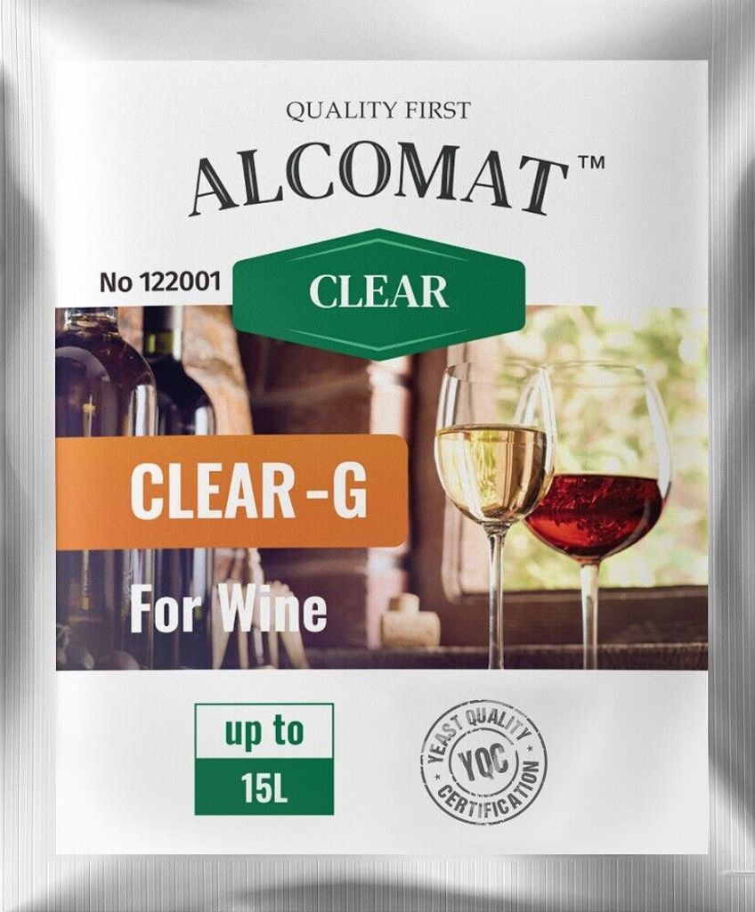 Klärungsmittel ALCOMAT CLEAR-G Wein Saft 15L, 1 Stück