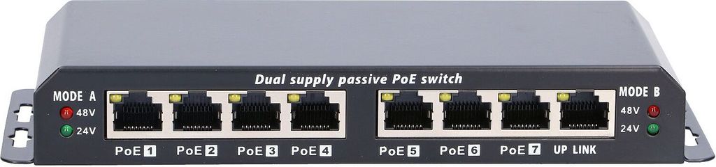 Extralink 8-7 PoE Switch PoE 7x 100Mb/s PoE, | Kaufland.cz