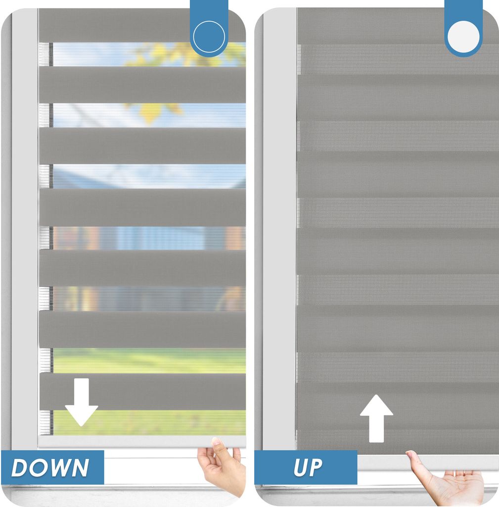 Grandekor Doppelrollo schnurlos Klemmfix | Kaufland.de