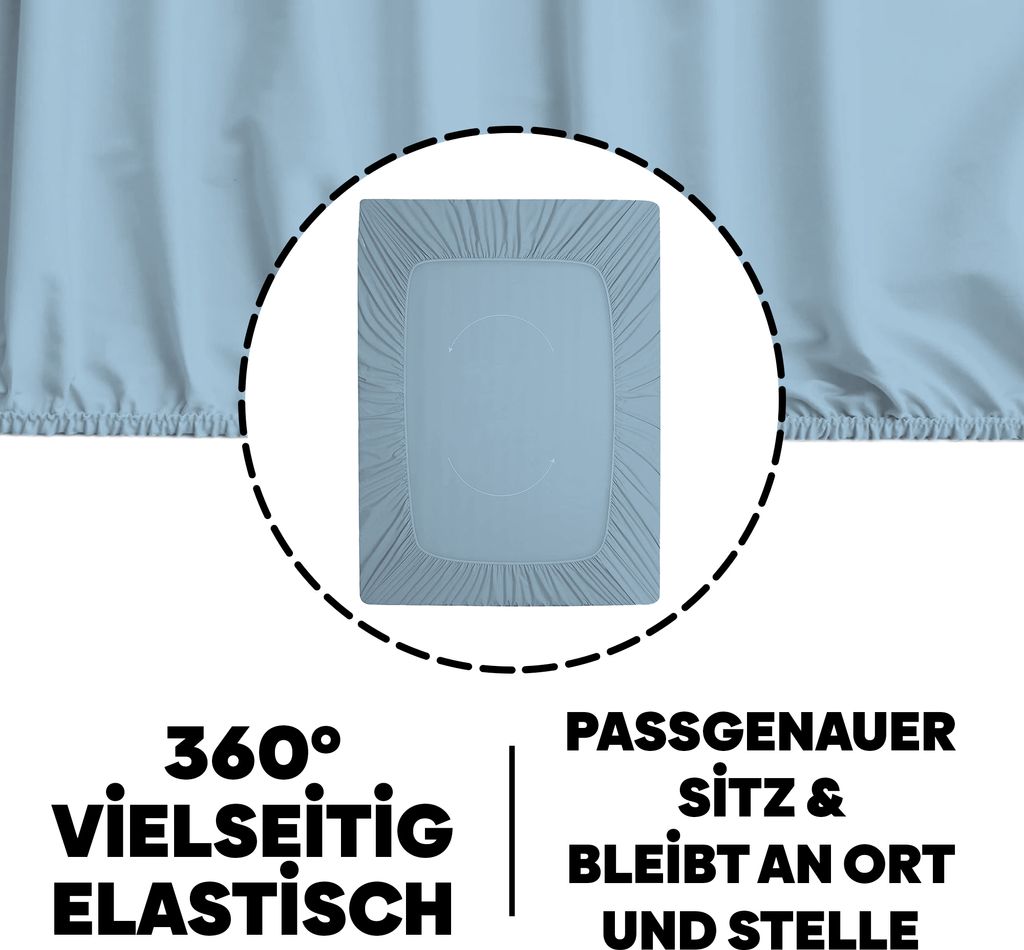 EVE Textile 2er Set Spannbettlaken 140 x | Kaufland.de