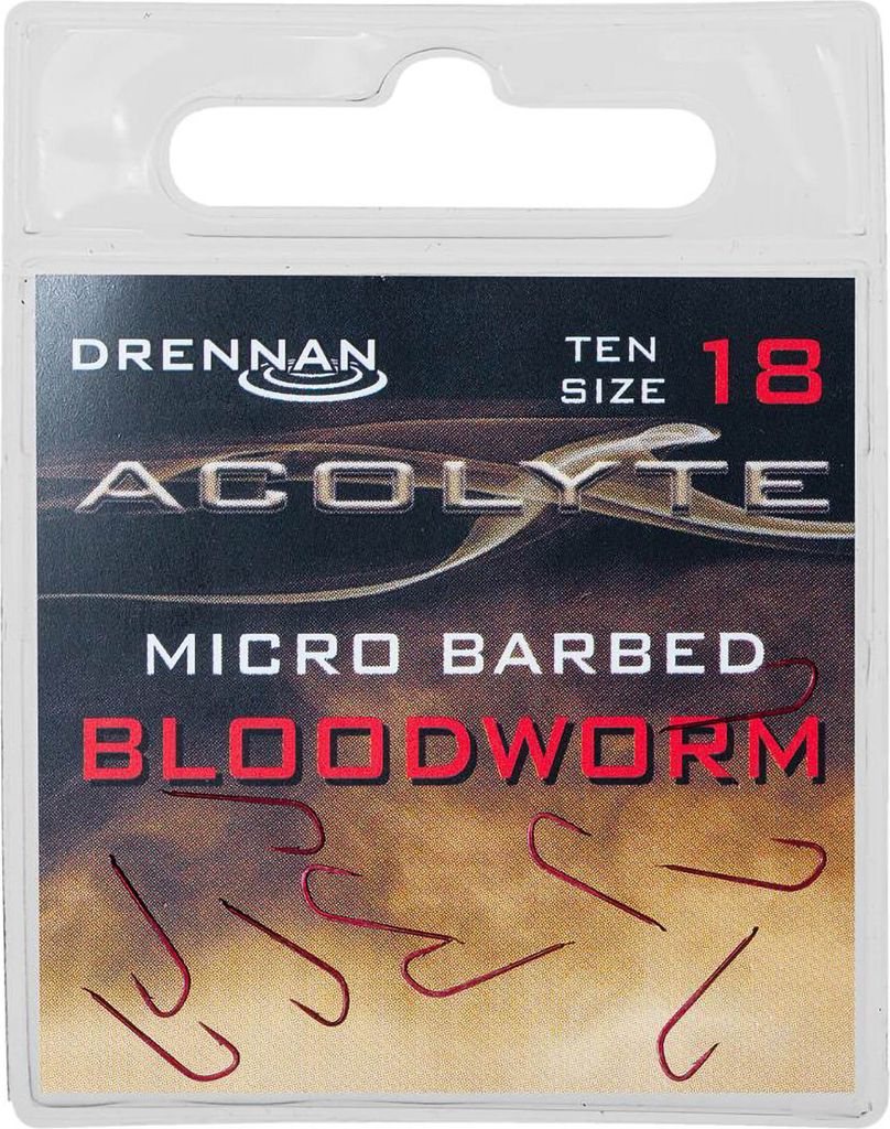 Drennan Acolyte Bloodworm Hooks Micro Barbed | Kaufland.cz