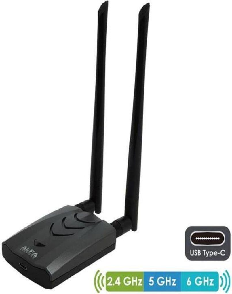 Alfa Network AWUS036AXML - WiFi 6+BT5.2 , 2x2, WLAN USB