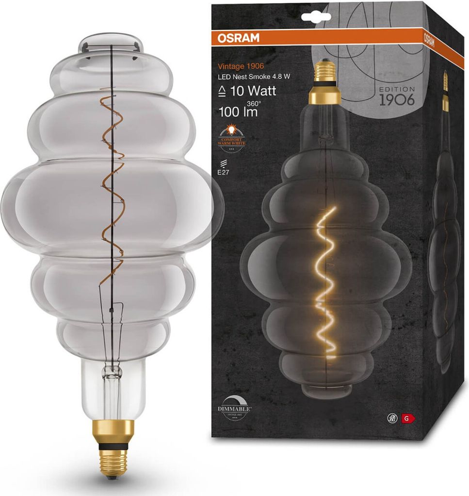 OSRAM LED Lampe Vintage 1906 Big Special Shapes 4.8W 818