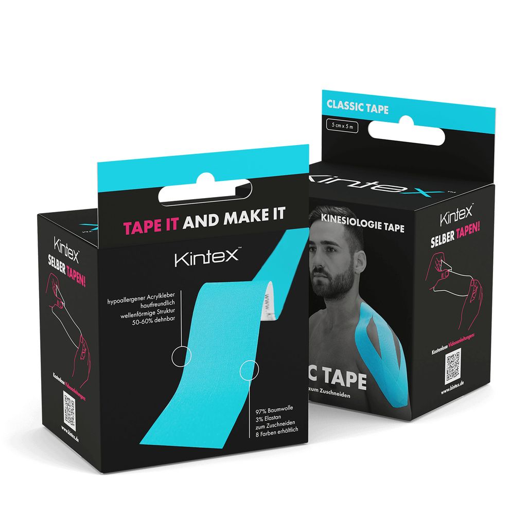 Kintex Kinesiology Tape classic 5 cmx5 m blau | Kaufland.sk