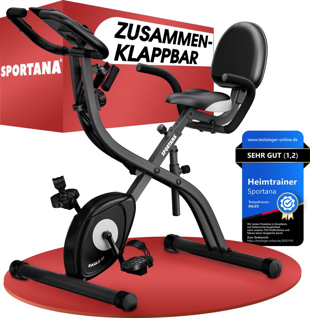 SPORTANA® Heimtrainer Fahrrad EAGLE 3 – | Kaufland.de