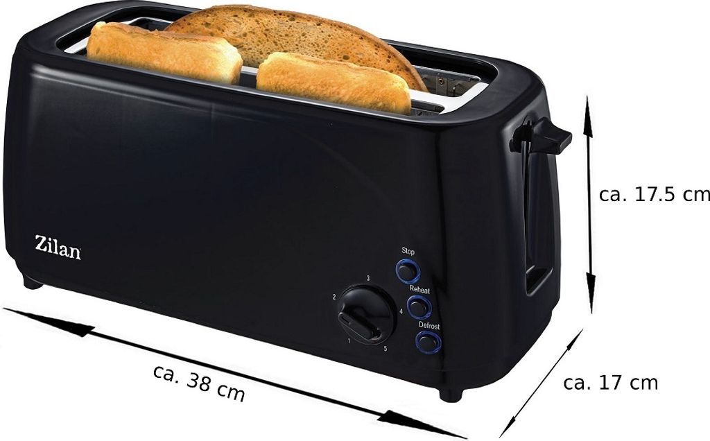 Zilan Toaster Langschlitz | 4 Scheiben | Kaufland.de