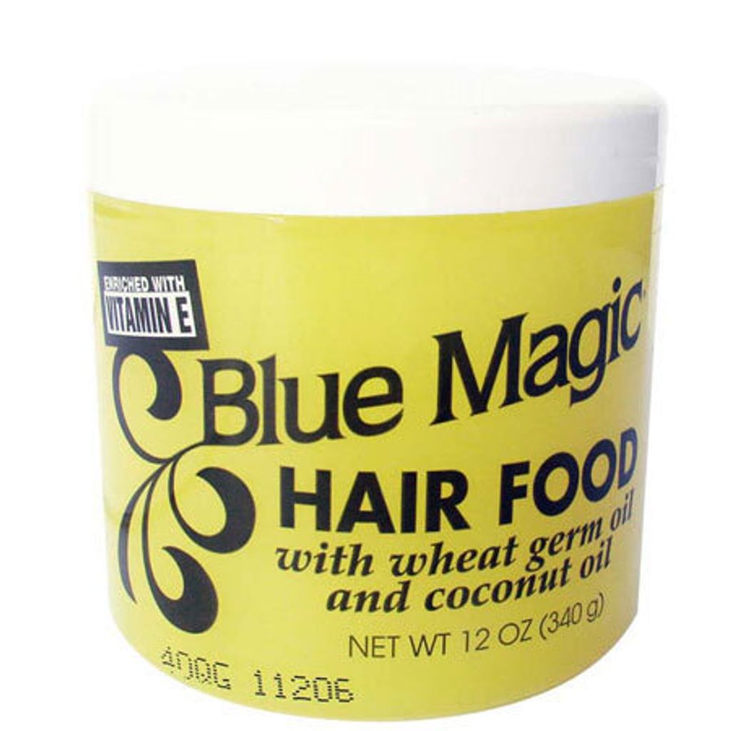 Blue Magic Hair Food avec du blé et de l'huile de coco