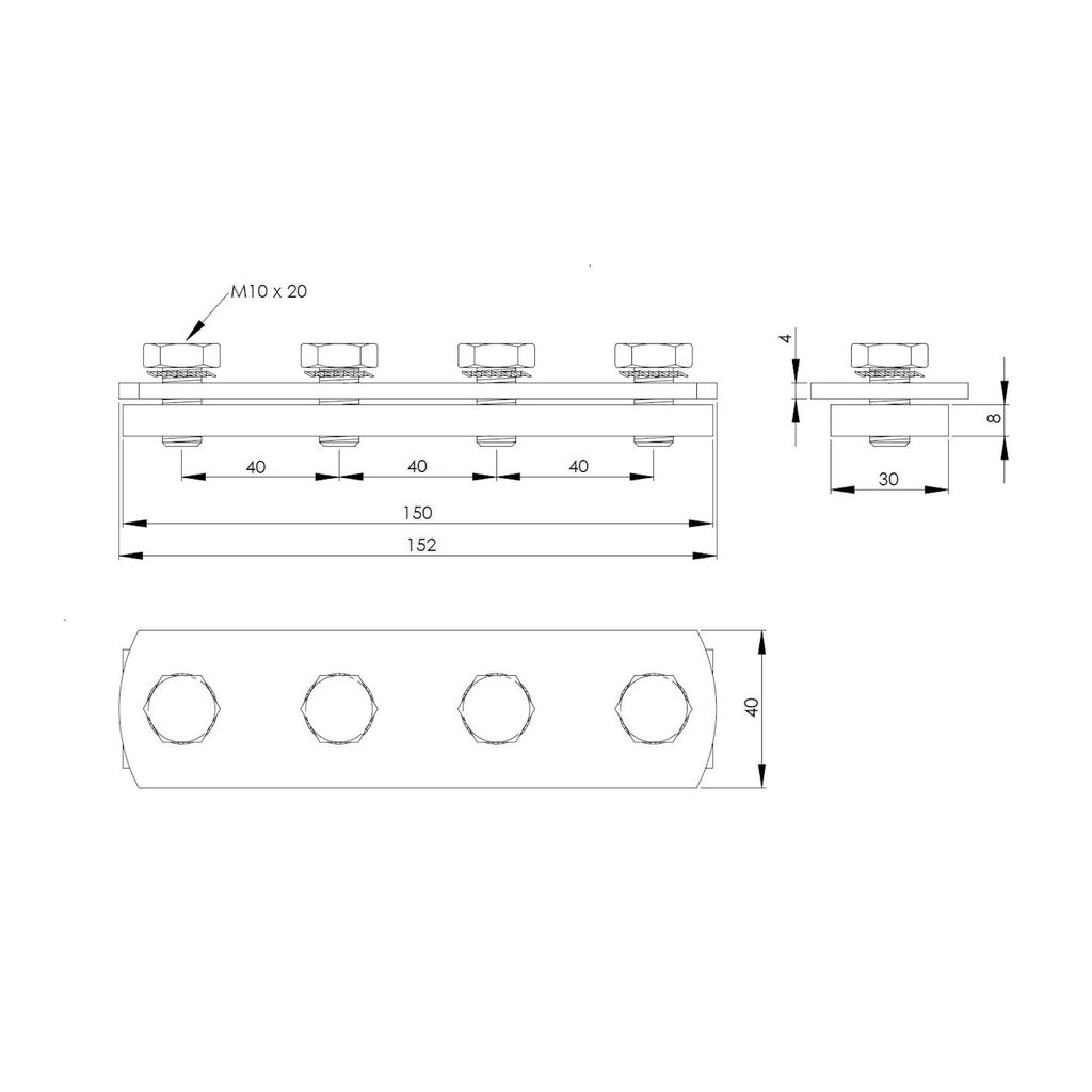 tecuro Schienenverbinder für Montageschiene | Kaufland.de