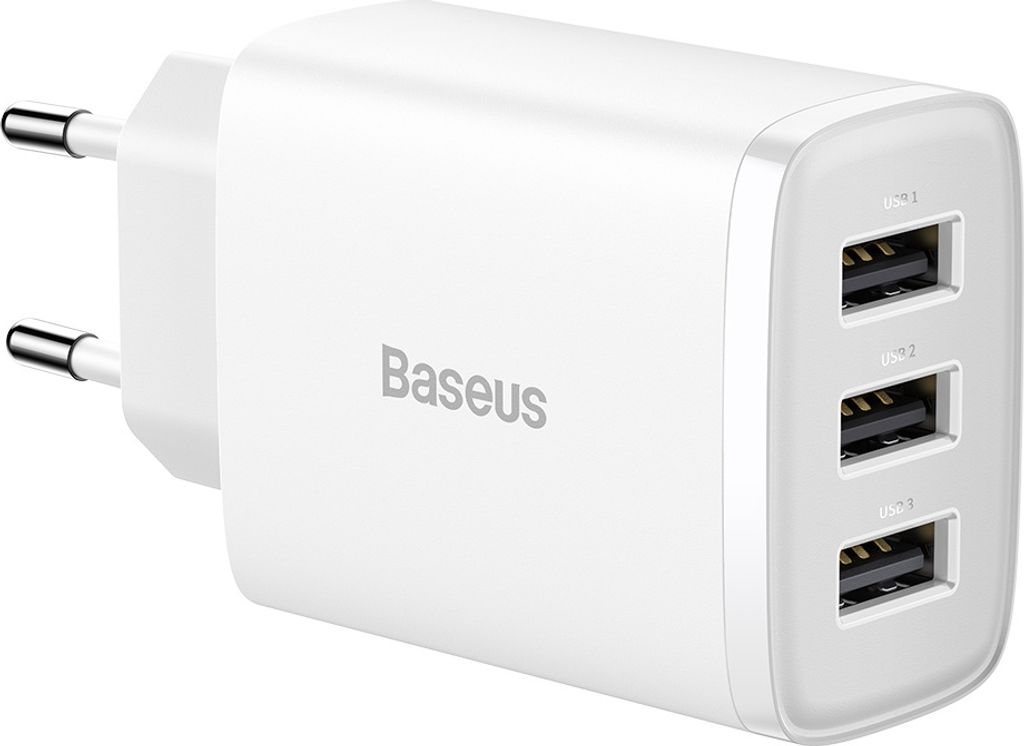 Basues Compact rychlonabíječka 3x USB 17W EU | Kaufland.cz