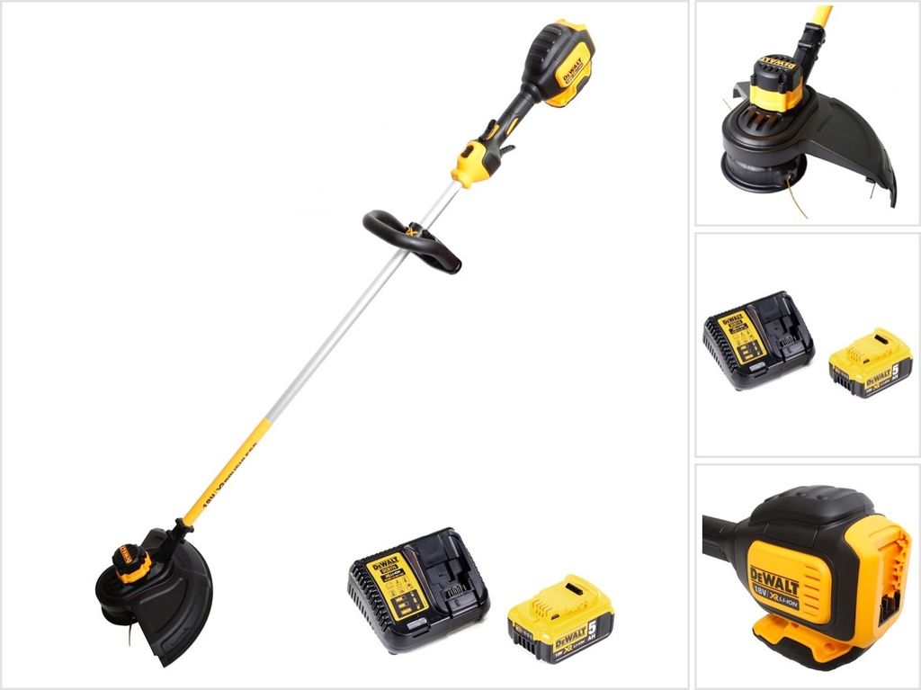 DeWALT DCM561P1-QW, Křovinořez, 33 cm, Nylonová struna,