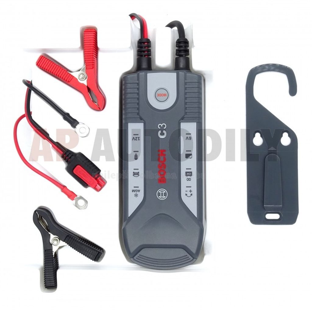 Nabíječka autobaterií BOSCH C3 6/12V 3,8A | Kaufland.cz