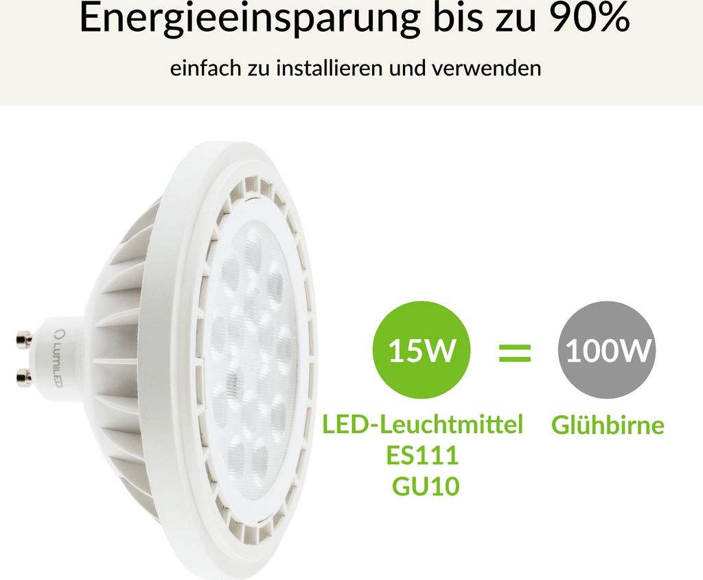 LUMILED LED-Leuchtmittel 10er Set ES111 GU10 | Kaufland.de