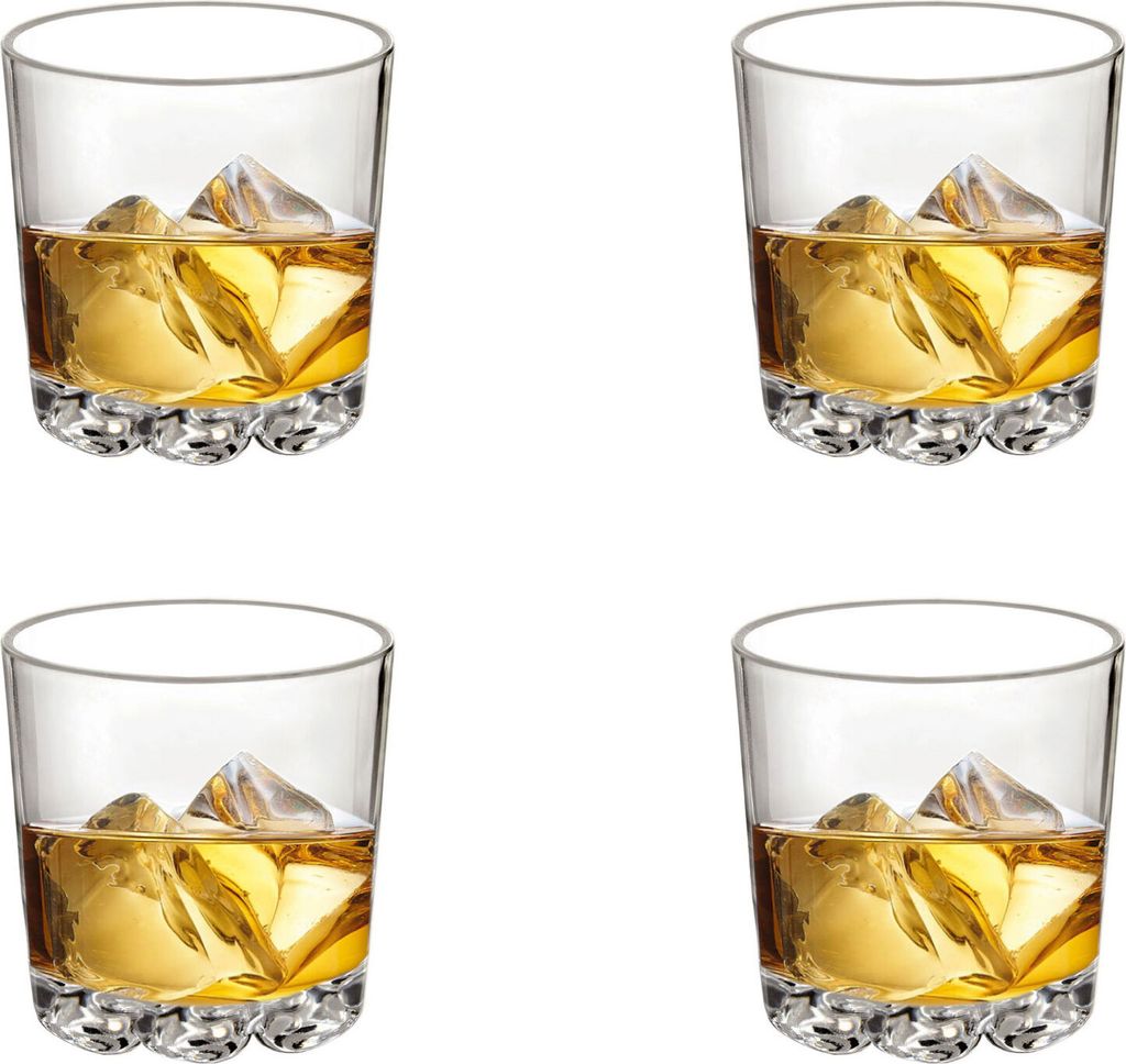 4 x 255ml Short Whiskey Glass Wine Tumbler | Kaufland.de