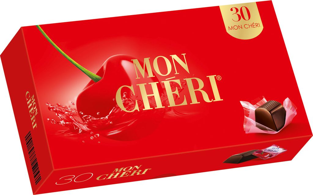 Mon Cheri 30 einzeln verpackte Piemont Kirsch Pralinen