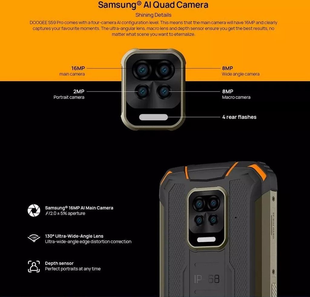 DOOGEE S59 PRO Outdoor Handy ohne Vertrag, | Kaufland.de