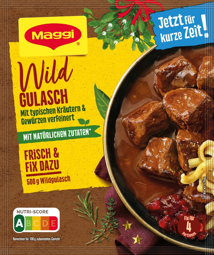 Maggi Fix Wildgulasch Grillsaucen