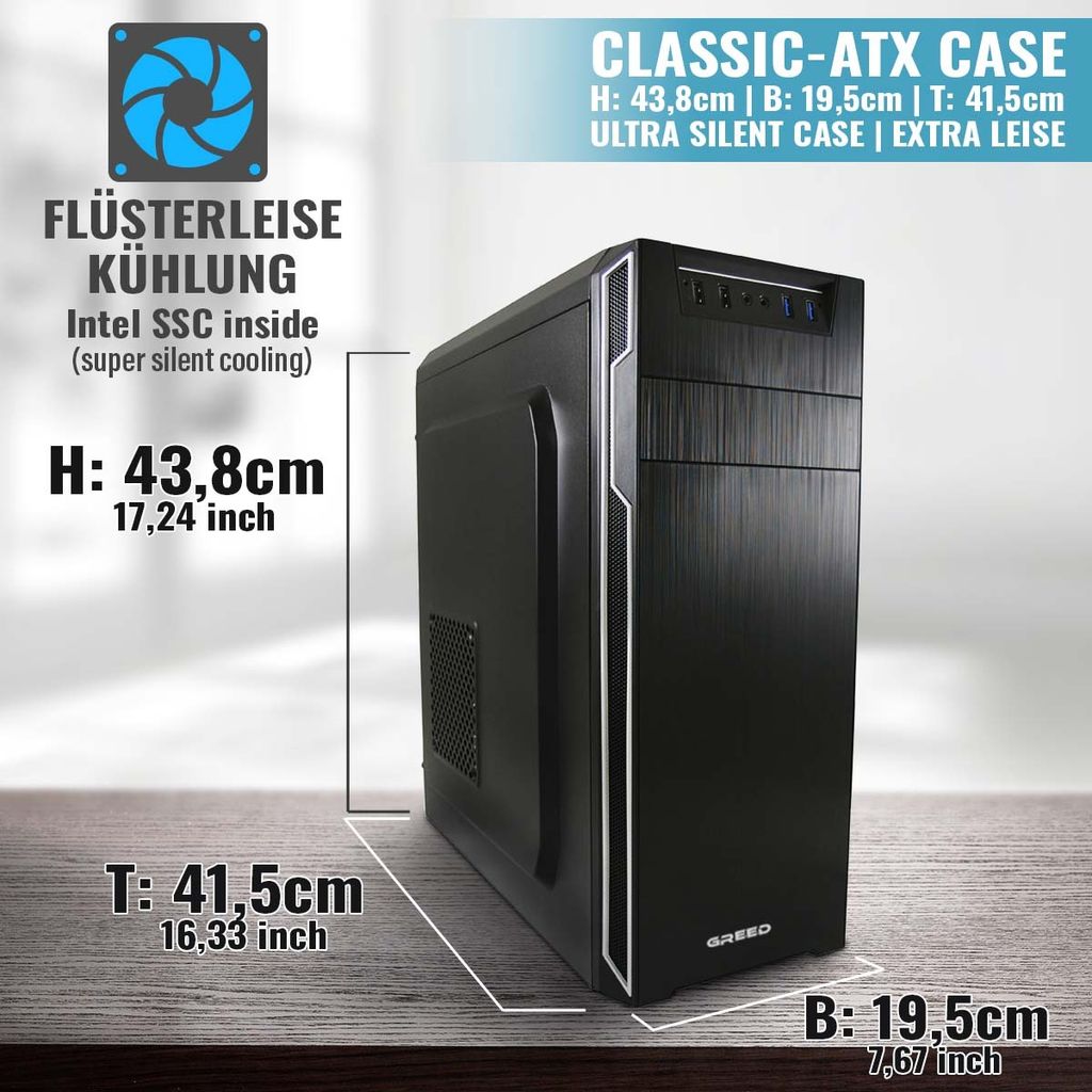 GREED® Multimedia PC mit Intel Core i7 4790 - | Kaufland.de
