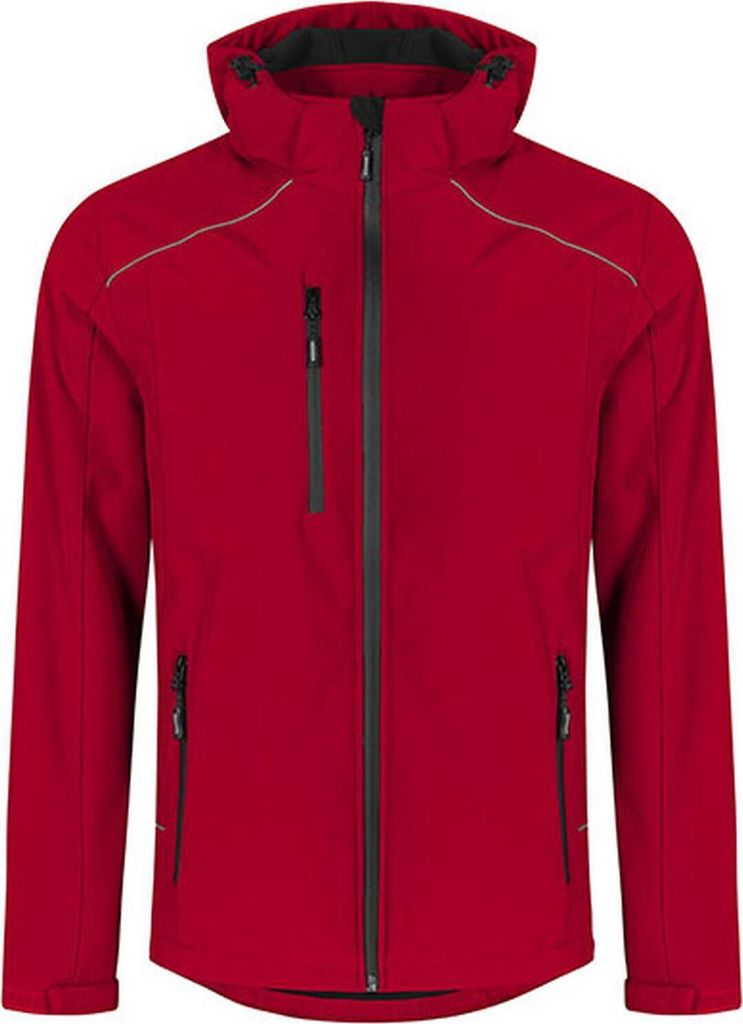 Softshell Jacke Herren, Rot, XL Softshelljacken