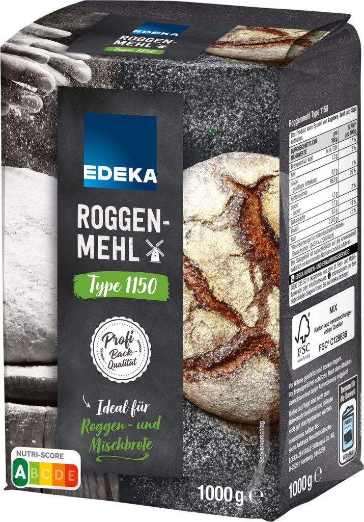 Edeka Roggenmehl Type 1150 ideal für Roggen | Kaufland.de