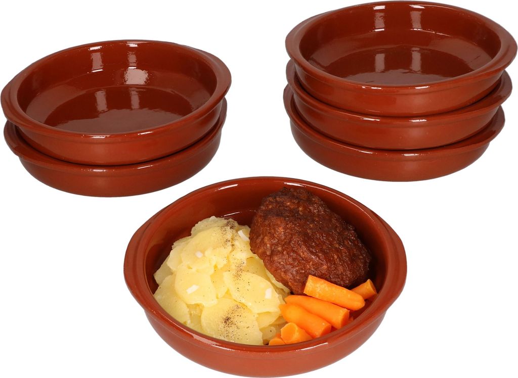 sada 6 kusů Cazuela s uchy Hliněná miska | Kaufland.cz