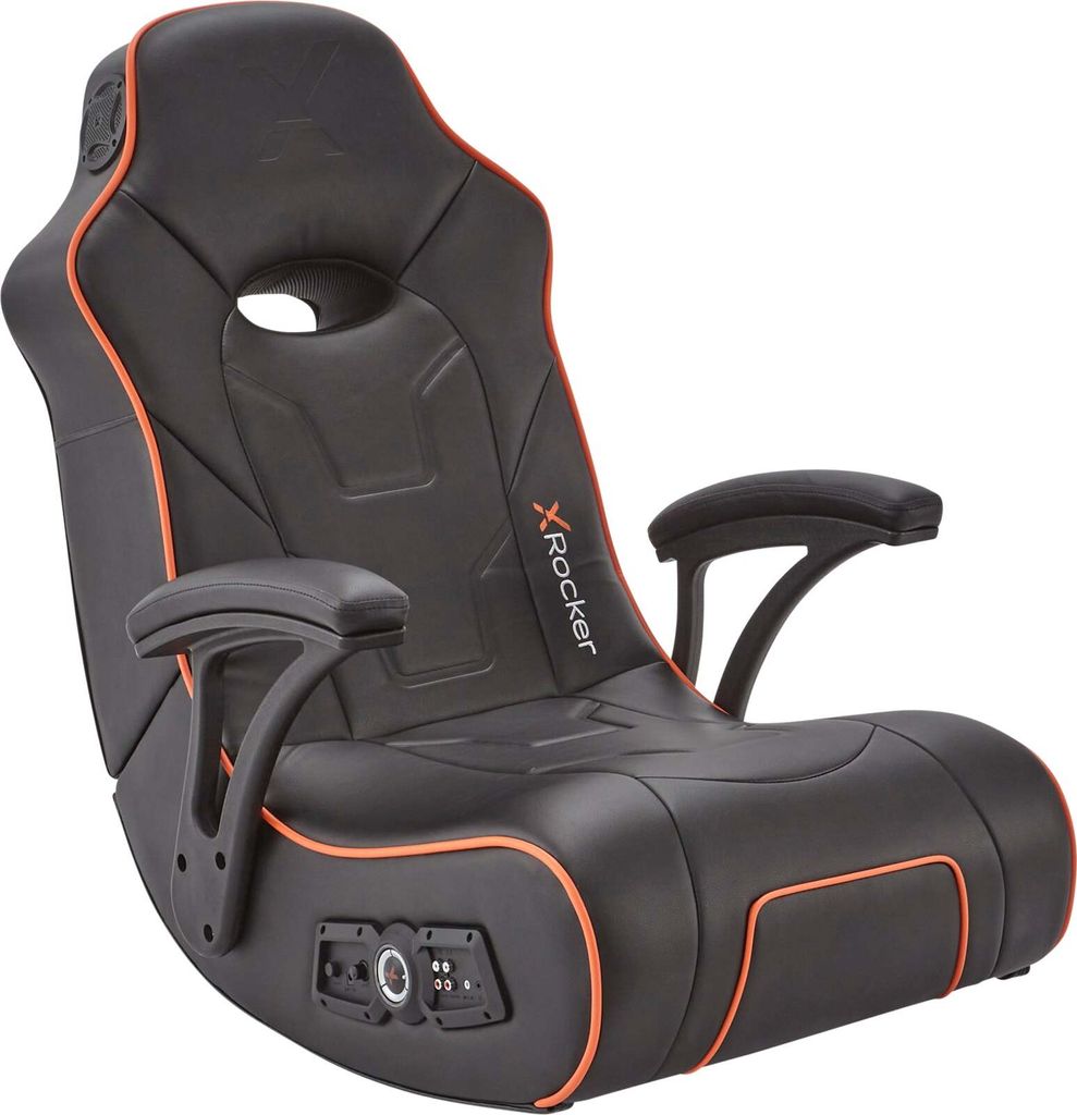 X Rocker G-Force 2.1 Gaming Sessel für Kinder, Schwarz