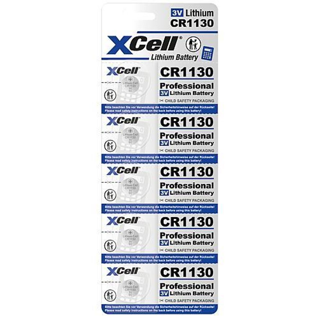 XCell Lithium-Knopfzelle CR1130 5er-Blister | Kaufland.de