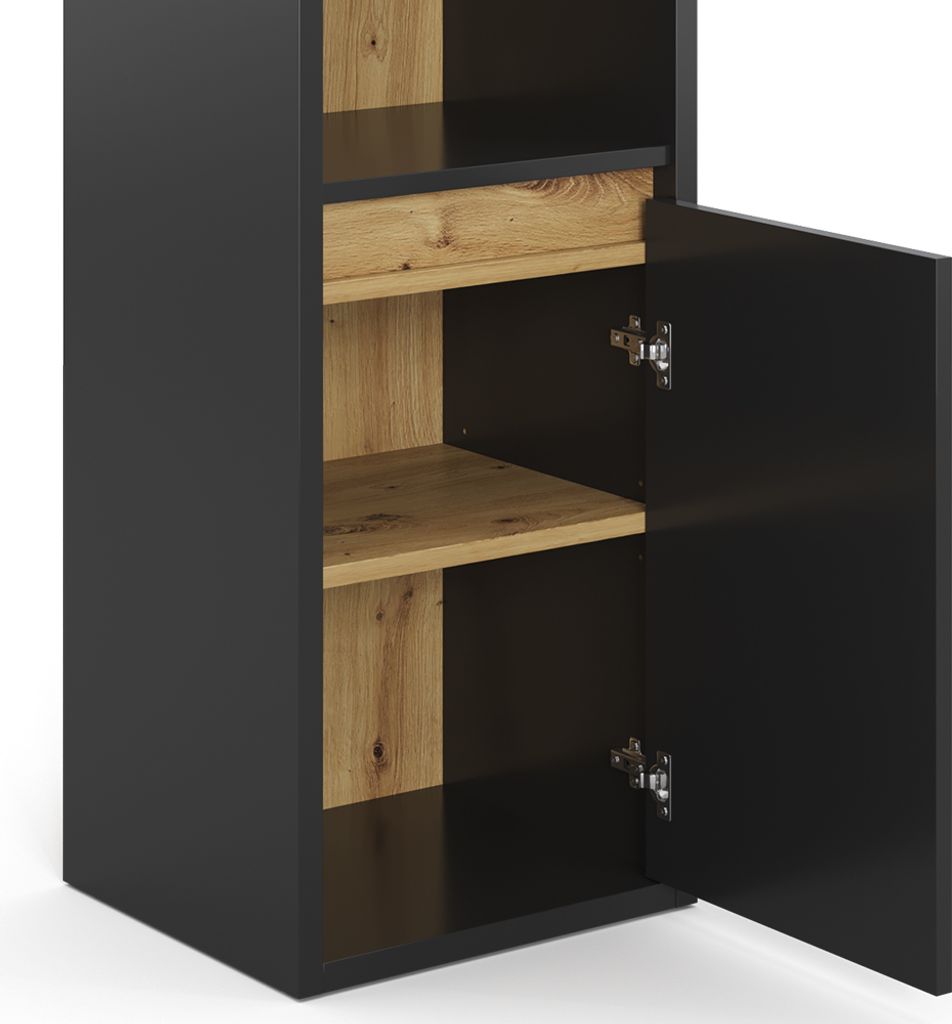 Vicco Viola, 37.8 x 80 cm, Anthracite/Oak | Kaufland.sk