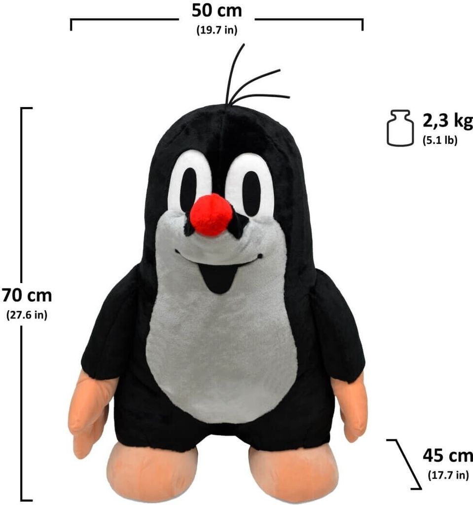 Plyšová figúrka Krtko, stojaci, veľkosť 70 cm | Kaufland.sk