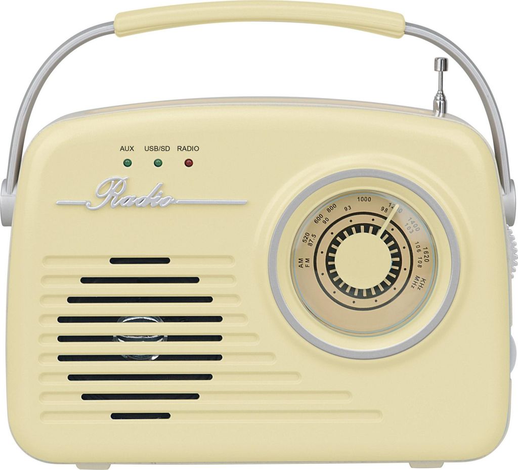 Setty Radio Retro 50's tragbarer kabelloser | Kaufland.de