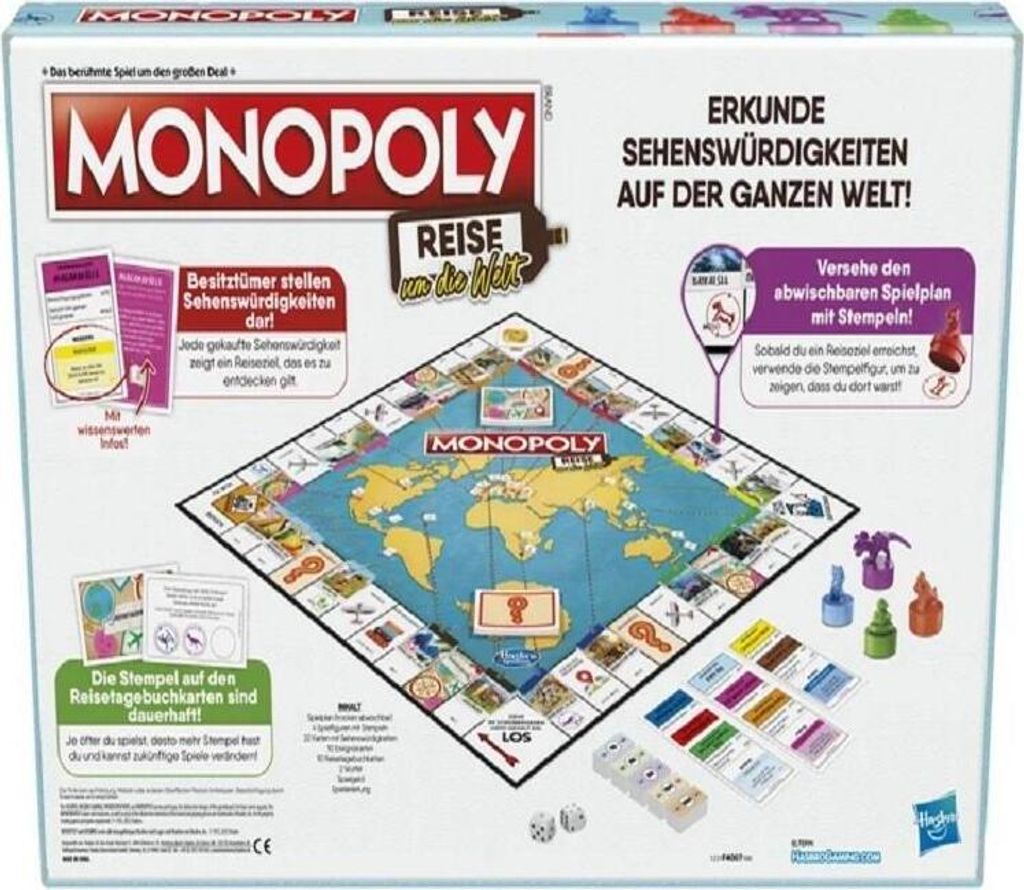 Hasbro Monopoly Reise um die Welt Brettspiele | Kaufland.de