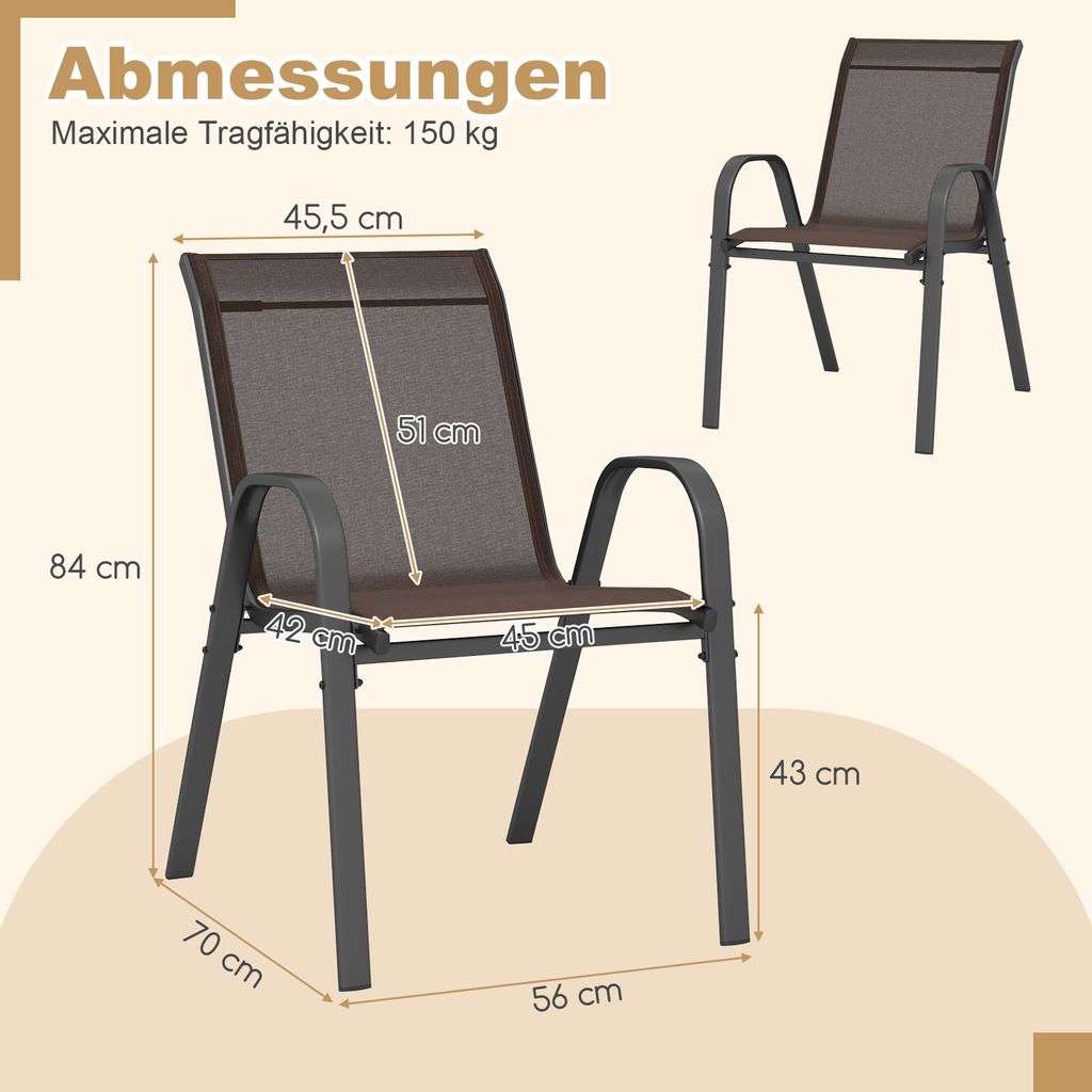 Fukappen Fur Gartenstuhle Schrag
