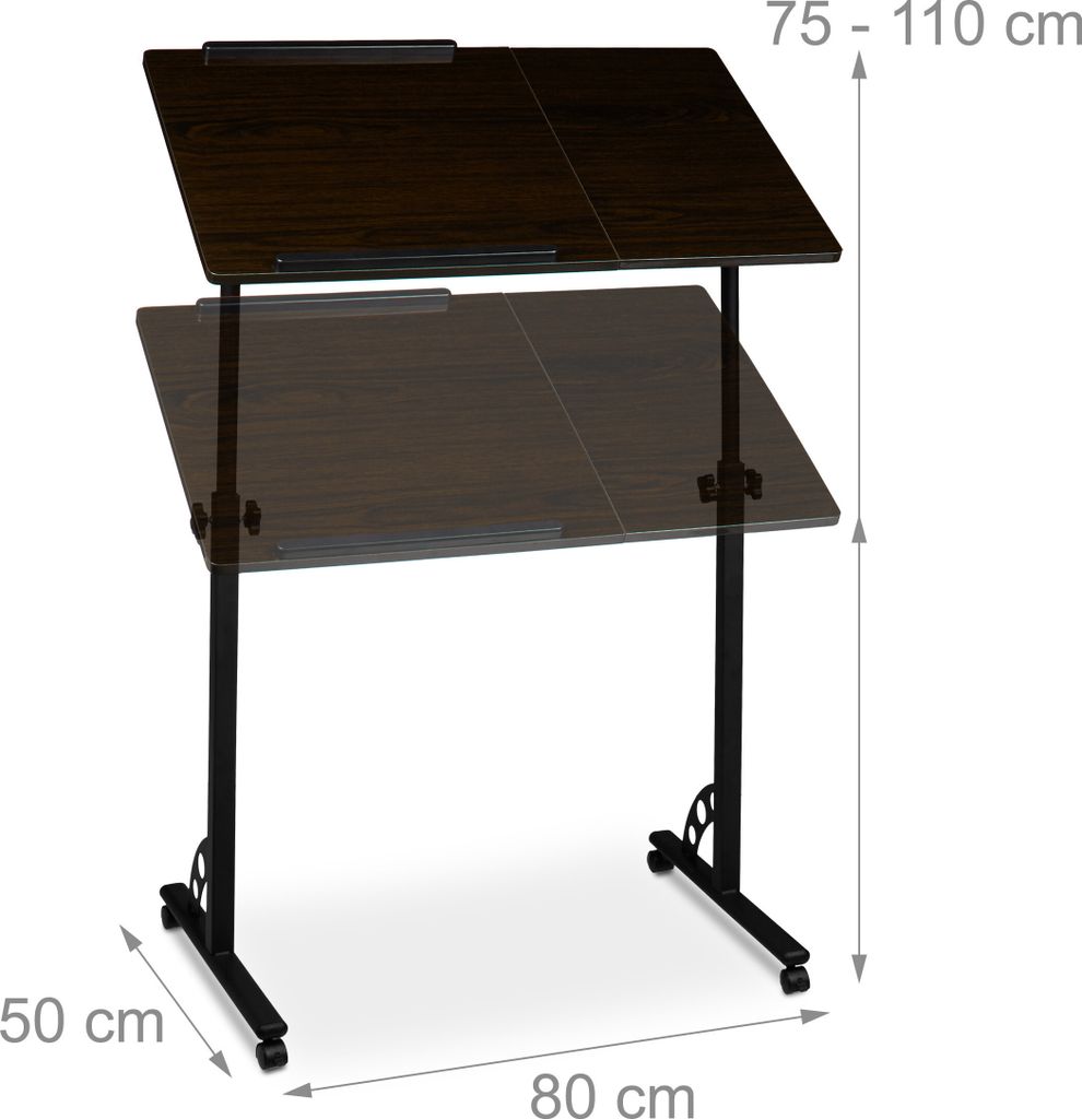 Veľký výškovo nastaviteľný stolík na notebook | Kaufland.sk