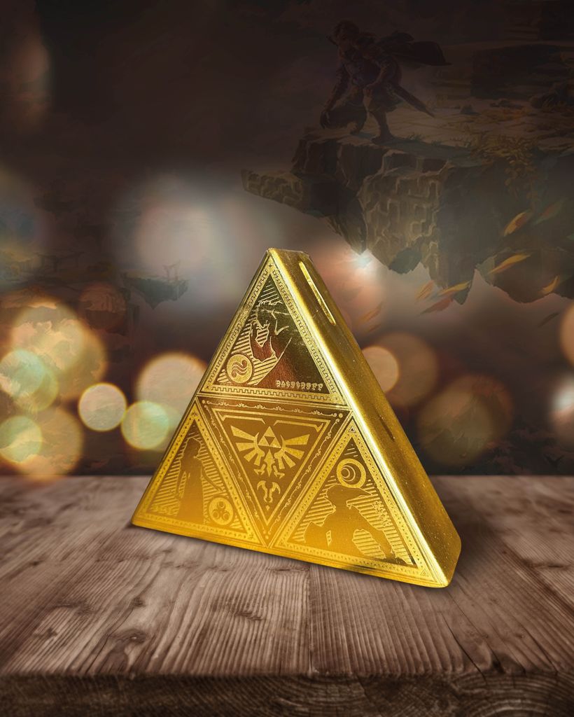 Pyramid The Legend Of Zelda Triforce-förmiges Sparschwein
