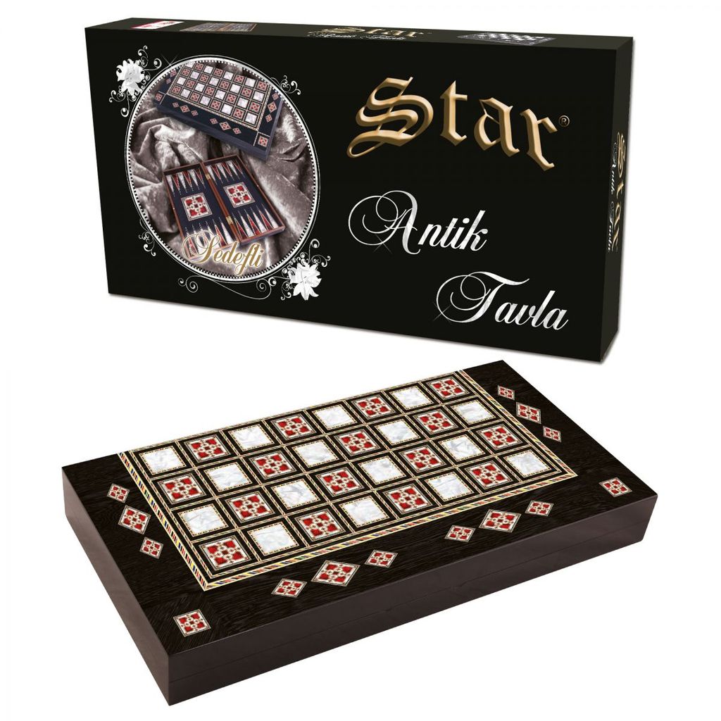 Backgammon Star Polyester Antik Pearl Tavla | Kaufland.de