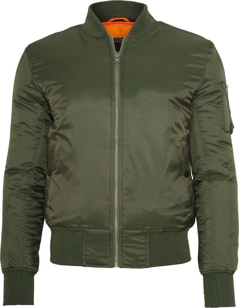 Urban Classics Basic Bomber Jacket olive - | Kaufland.pl