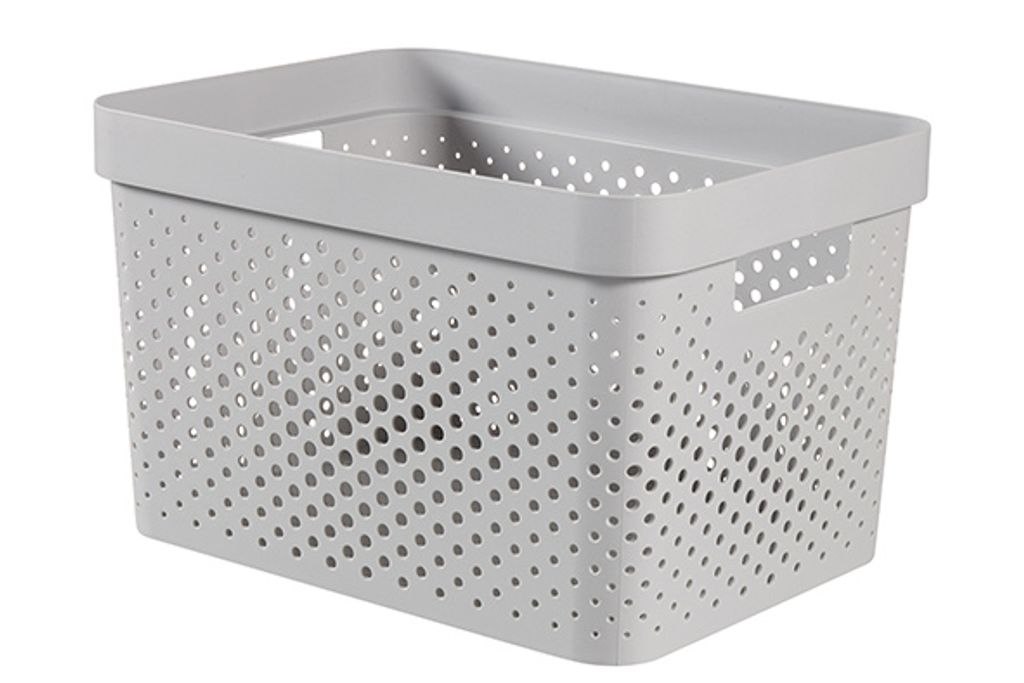 Úložný box INFINITY 17 l šedý Koš na prádlo | Kaufland.cz