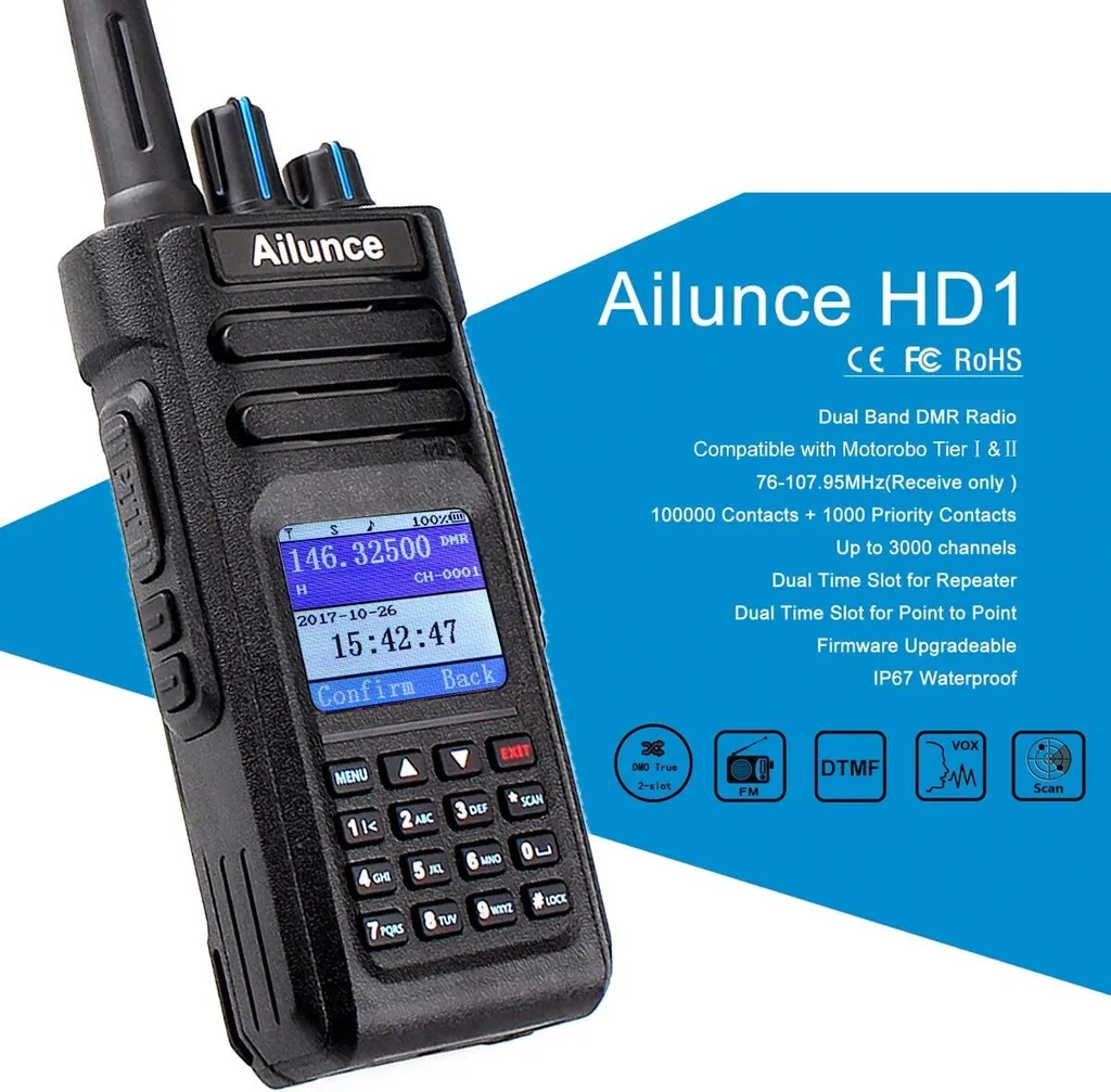 Ailunce HD1 DMR Digitales Funkgeräte, | Kaufland.de