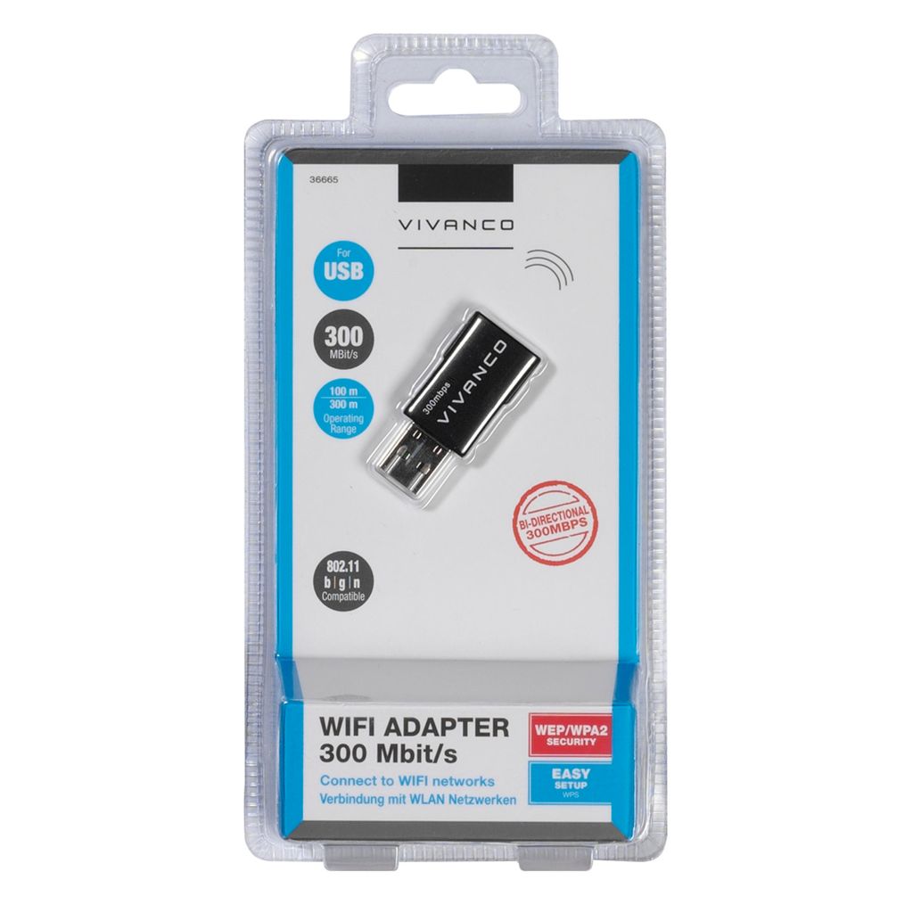 USB Mini WIFI Adapter, 300 Mbits, (36665) | Kaufland.de